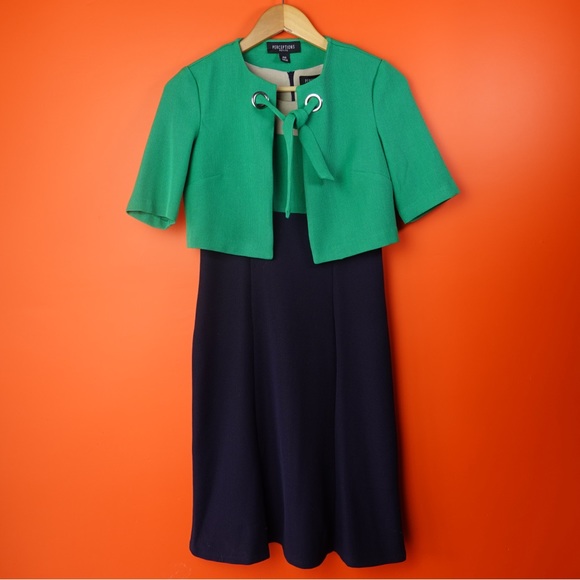 Perceptions | Dresses | Perceptions Petite Two Piece Dress And Blouse ...